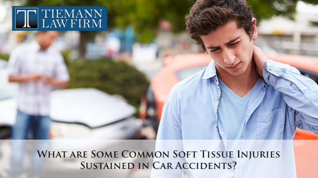 WHAT ARE SOME COMMON SOFT TISSUE INJURIES SUSTAINED IN CAR ACCIDENTS?